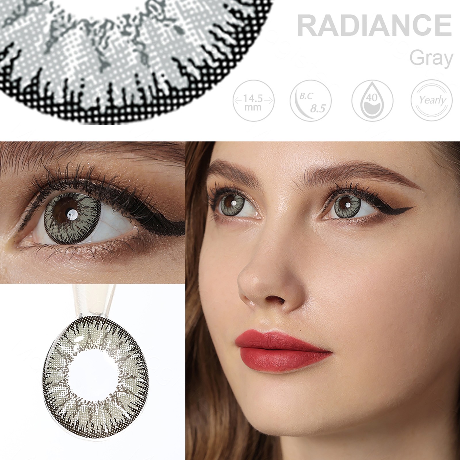 Contact Lens 1ml Party Eyes Unique Color Lay A Finger On Bloodsucker ...